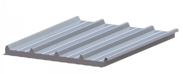 Panel Sandwich Cubierta Sin Juntas 5 Grecas – Polimerlux